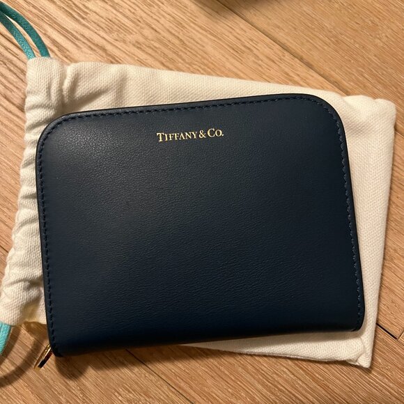 Tiffany & Co. | Bags | Nwt New In Box Dark Blue Tiffany And Co Leather ...